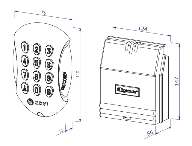 Codeklavier GALEO 4.0 bluetooth, mat zwart, met verlichte toetsen - AE ...